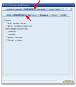 Configure the pretty printer - SAP-TIPS