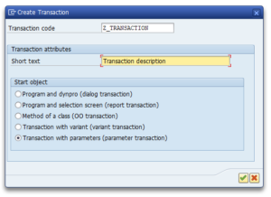 Create a transaction from SM30 - SAP-TIPS
